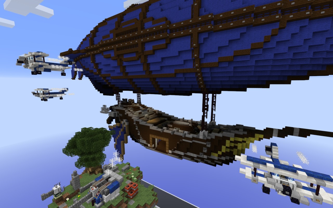 Bed Wars - Steampunk vs Dieselpunk Minecraft Map