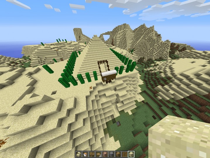 The Pyramid of parkour Minecraft Map