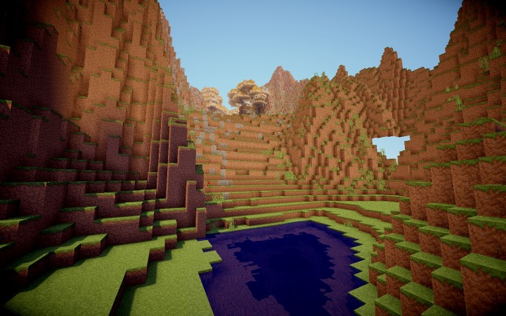 Mountainous land Minecraft Map