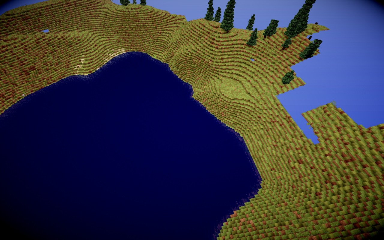 Lake with trees Minecraft Map