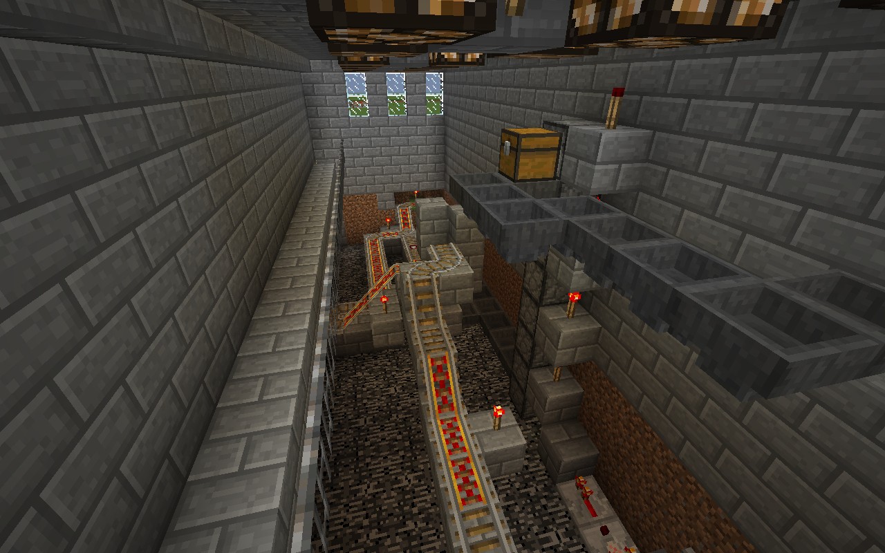 Redstone Industry, Railway and Harbour Facilities Minecraft Map