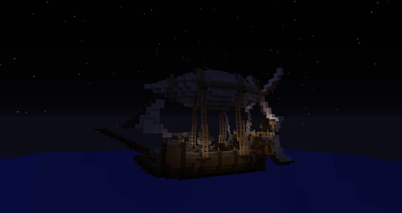 fly boat Minecraft Map