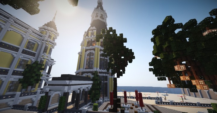 Boardwalk Promenade WIP Minecraft Map