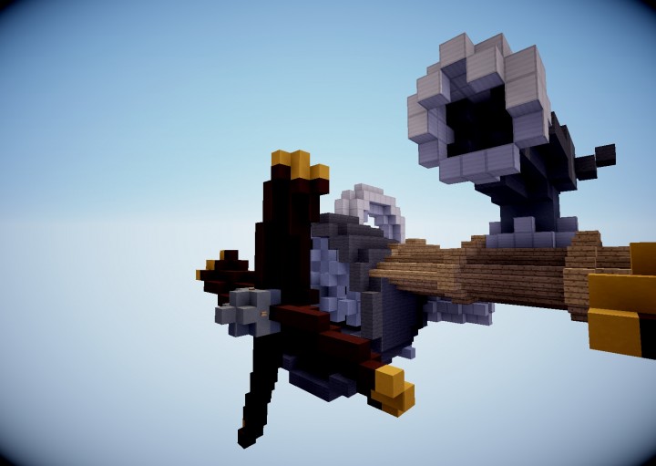steampunk plane Minecraft Map