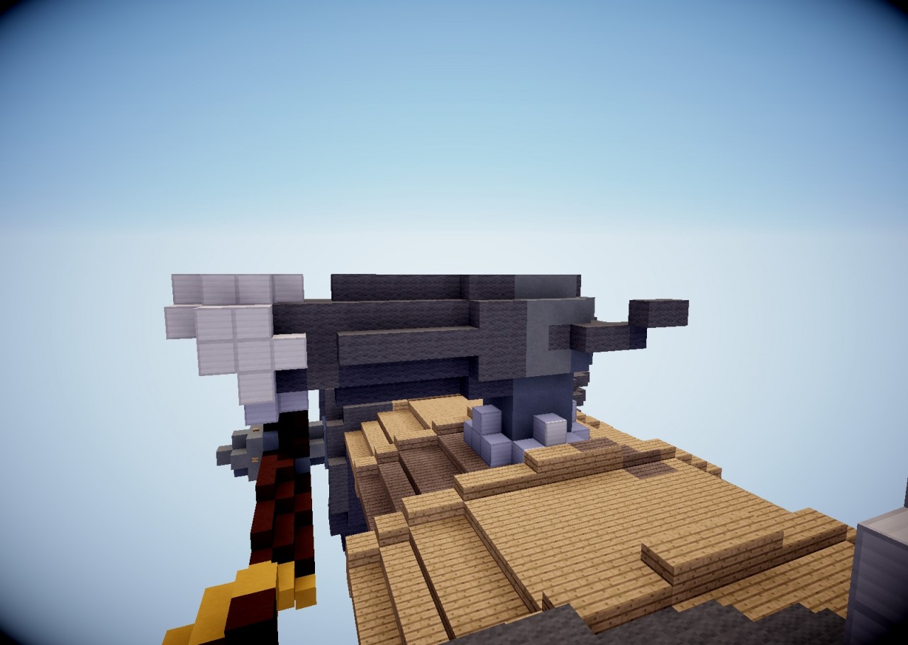 steampunk plane Minecraft Map