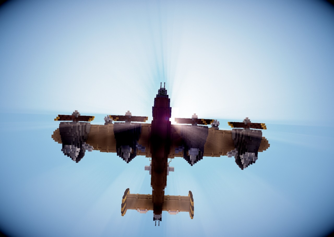 steampunk plane Minecraft Map