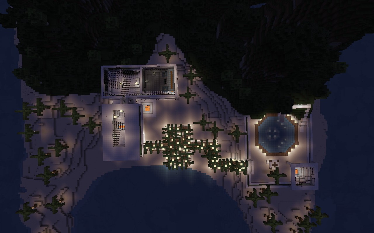 Tropical Island House Minecraft Map