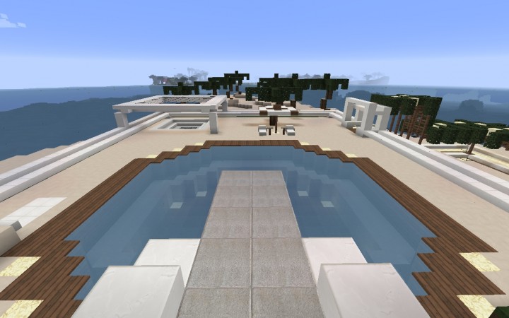 Tropical Island House Minecraft Map