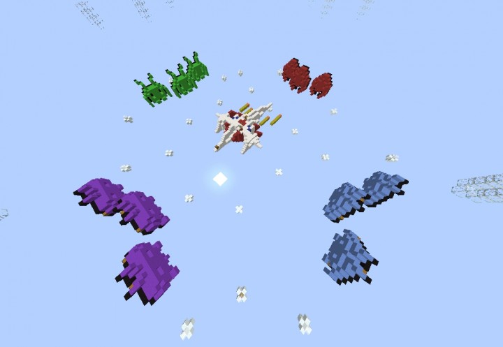 Skywars - Space Invaders Minecraft Map