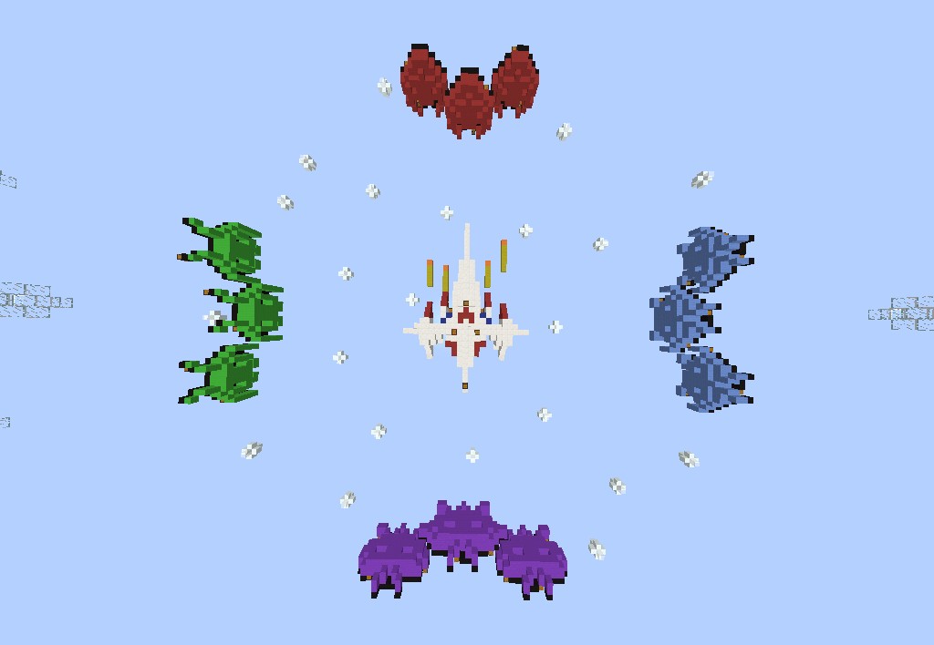 Skywars - Space Invaders Minecraft Map