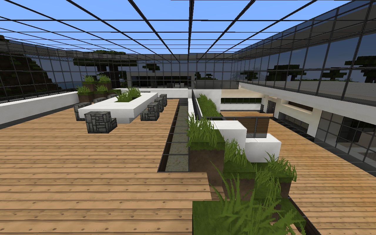 Modern Island House Minecraft Map