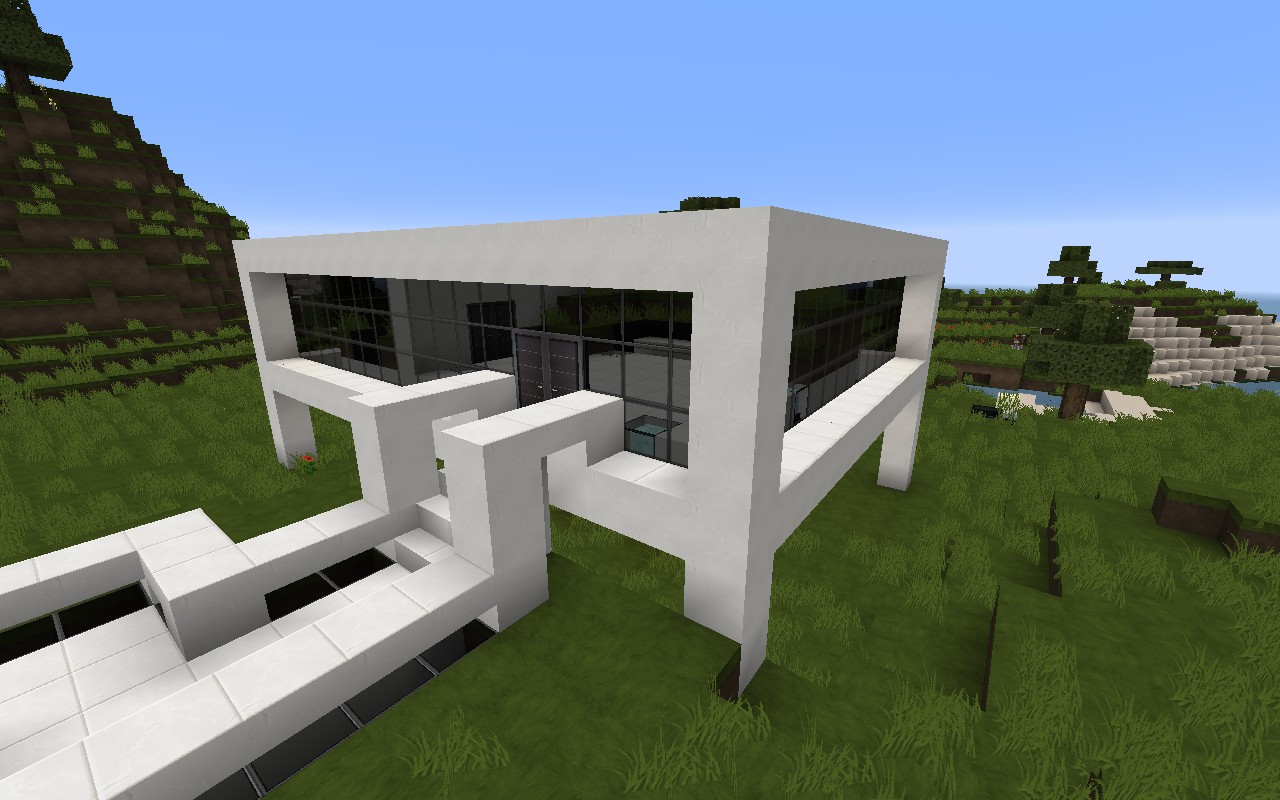 Modern Island House Minecraft Map