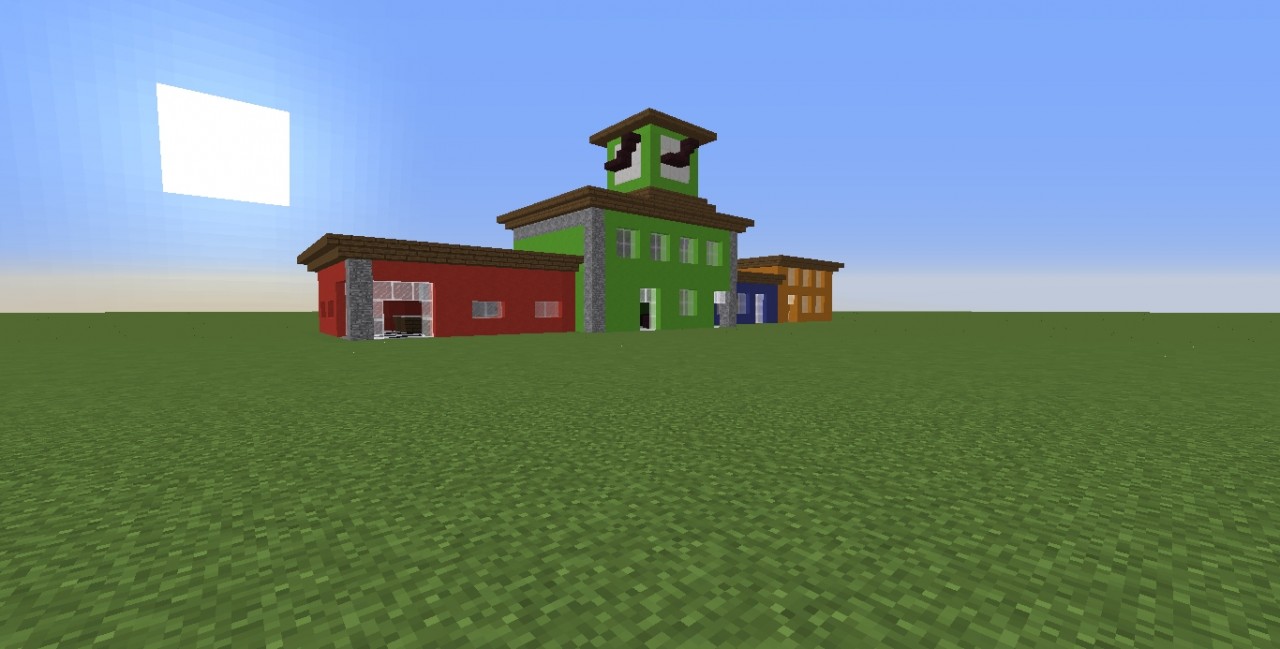 Small "Modern" Strip Mall Minecraft Map