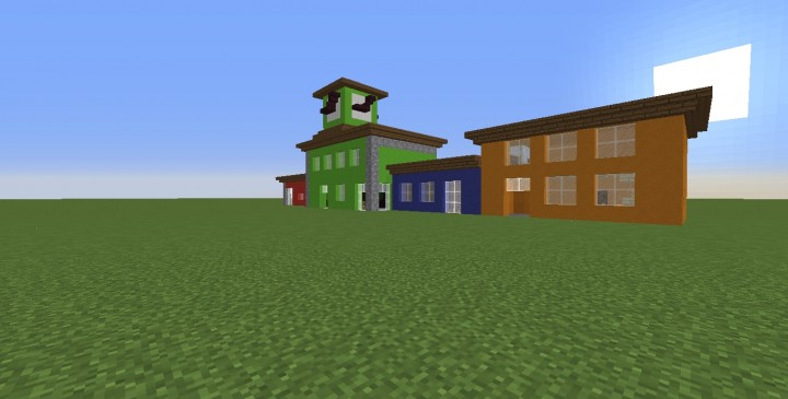 Small "Modern" Strip Mall Minecraft Map