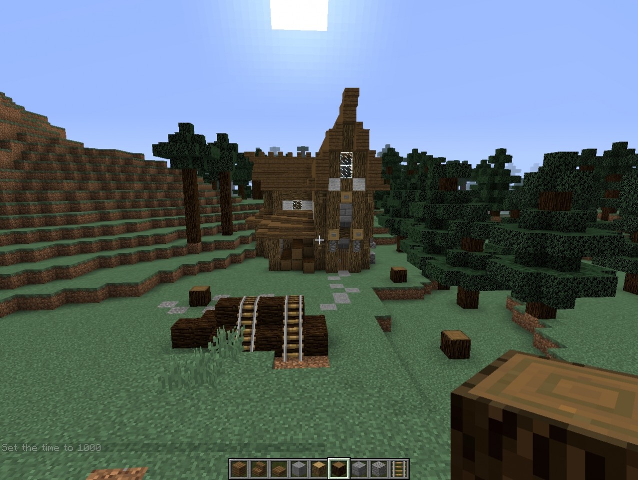 Medieval Lumberjack House Minecraft Map