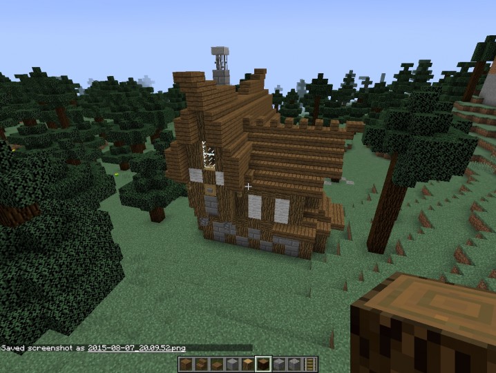 Medieval Lumberjack House Minecraft Map