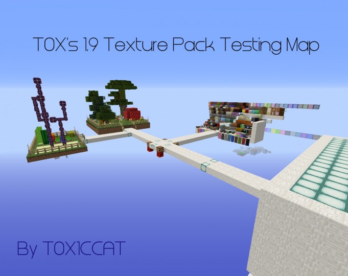 T0X's 1.9 Texture Pack Testing Map Minecraft Map