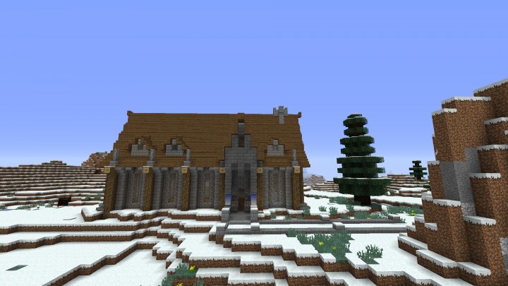 Nordic Great Hall Minecraft Map