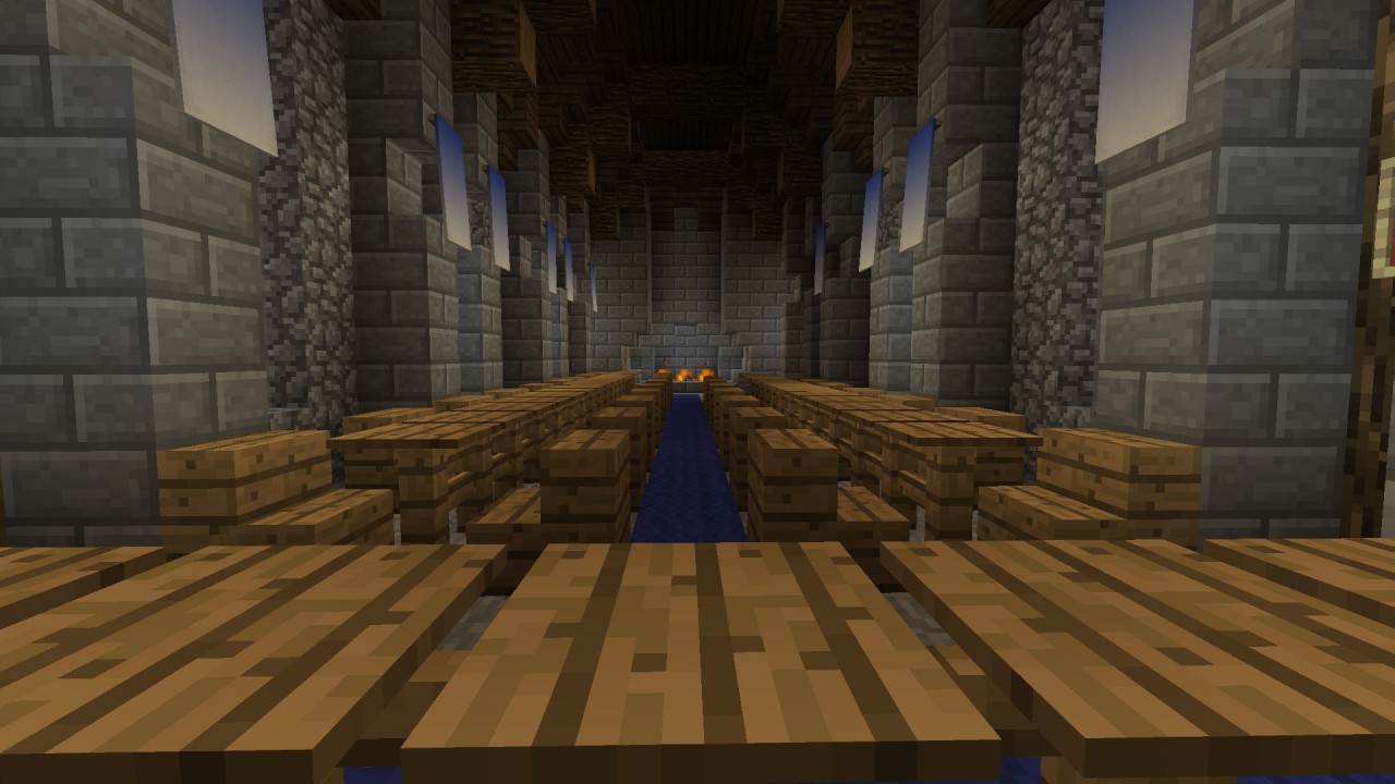 Nordic Great Hall Minecraft Map
