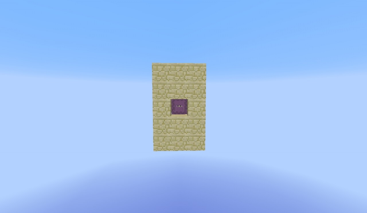 Minecraft - Toggleable Shulker Wall Turret (15w32c) Minecraft Map