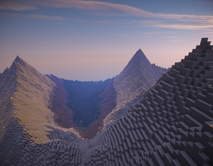Lanaria - Custom mountain range map (Download) Minecraft Map