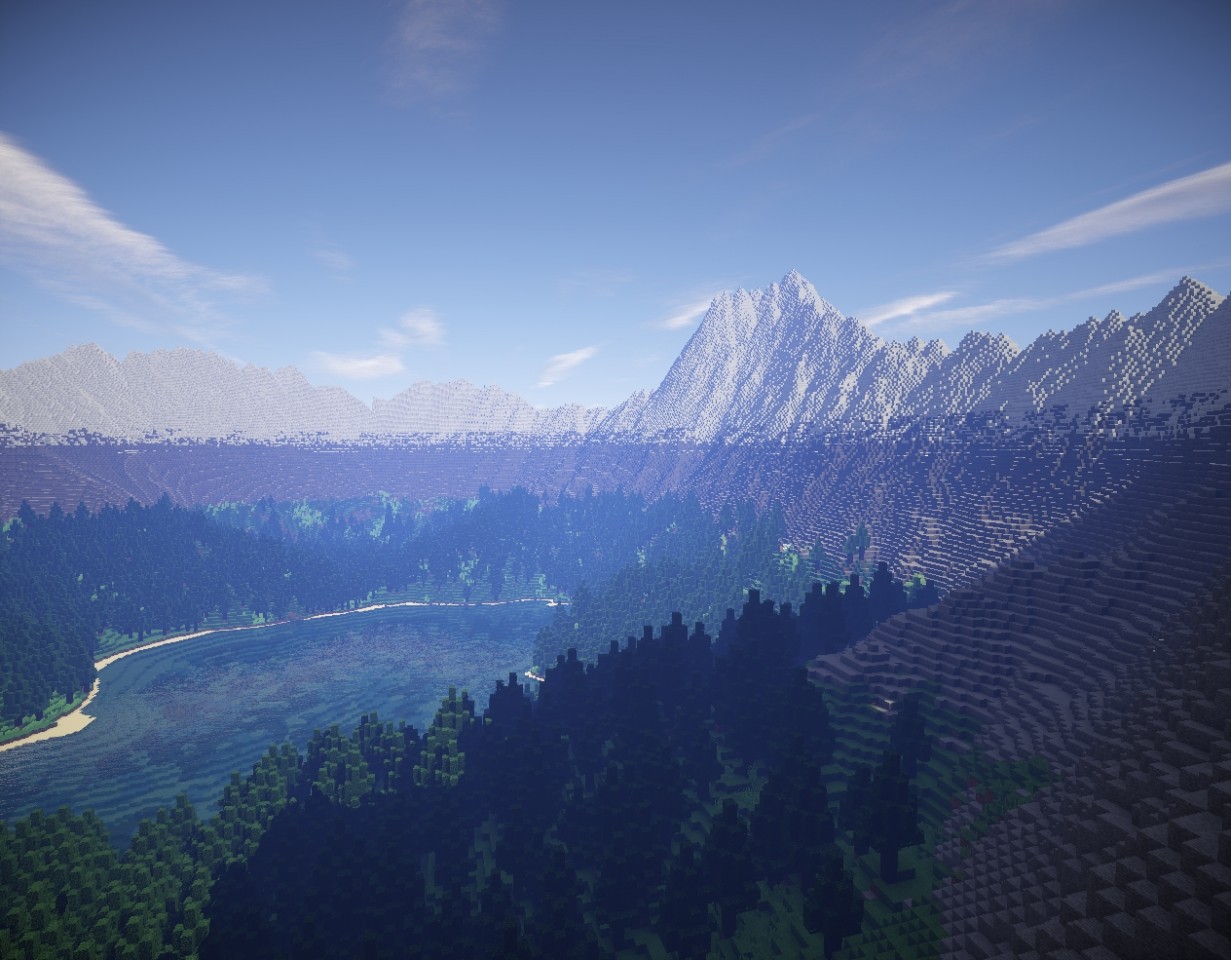 Lanaria - Custom mountain range map (Download) Minecraft Map