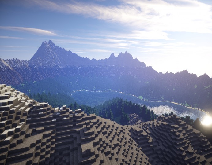 Lanaria - Custom mountain range map (Download) Minecraft Map