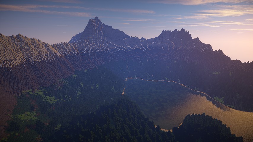 Lanaria - Custom mountain range map (Download) Minecraft Map