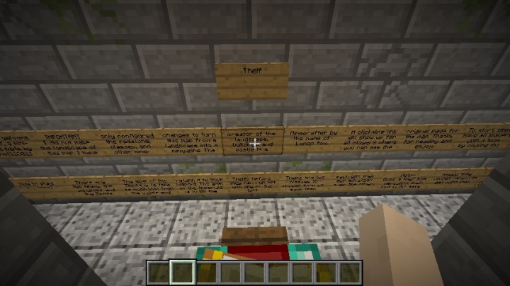Thief (A Minecraft minigame) Minecraft Map