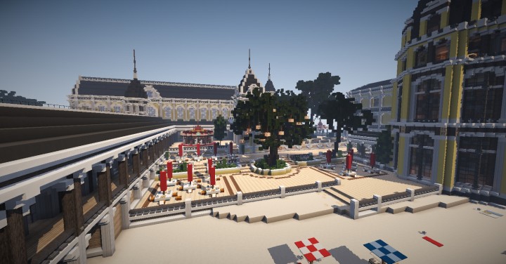 Boardwalk Promenade WIP Minecraft Map