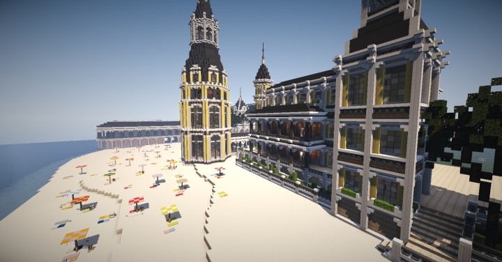 Boardwalk Promenade WIP Minecraft Map