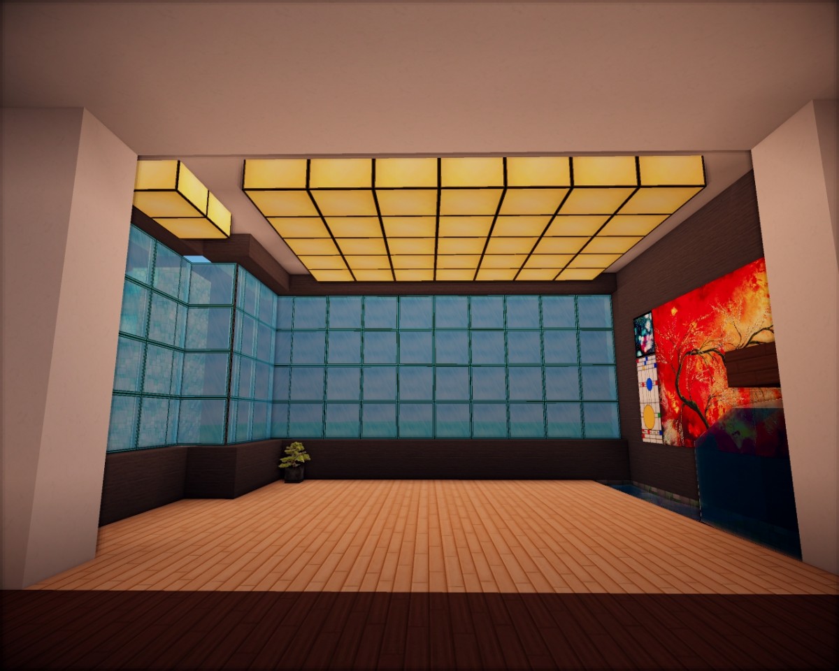 Modren Flat World House Minecraft Map