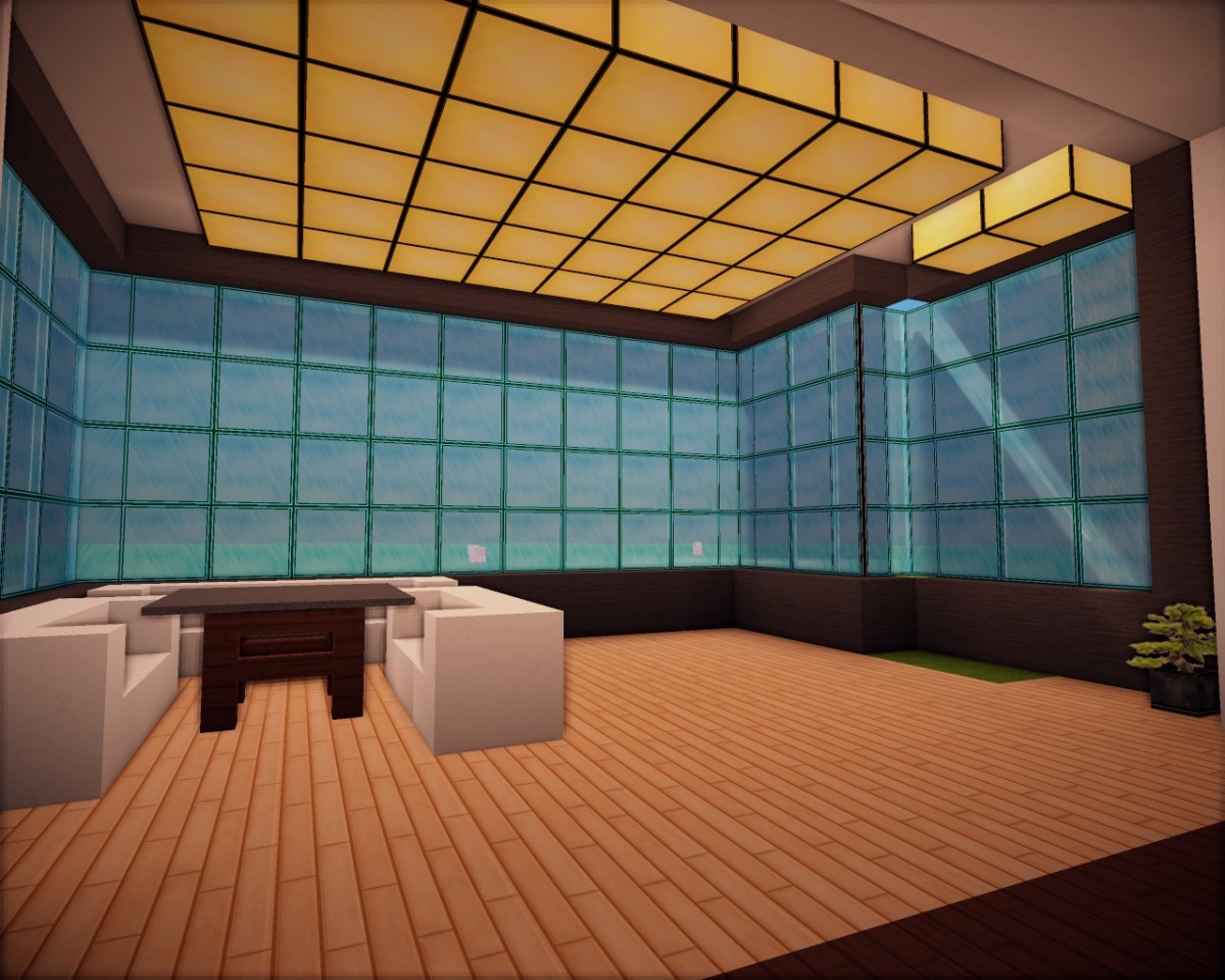 Modren Flat World House Minecraft Map