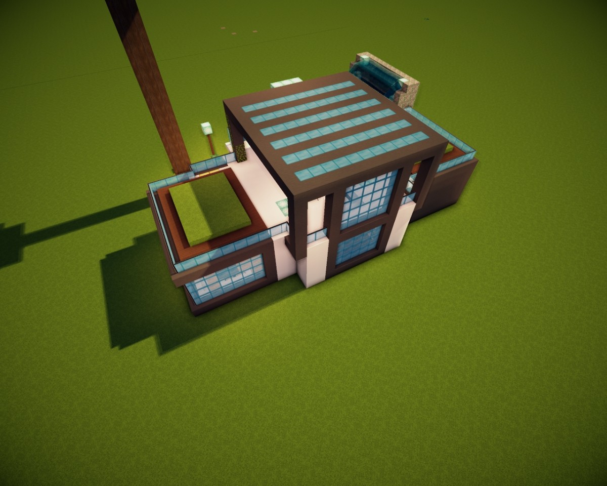 Modren Flat World House Minecraft Map