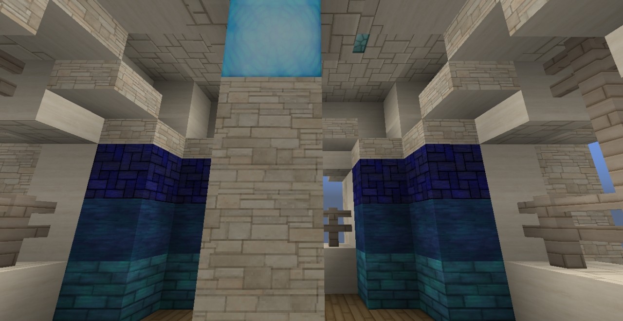 Sandstone fantasy tower Minecraft Map