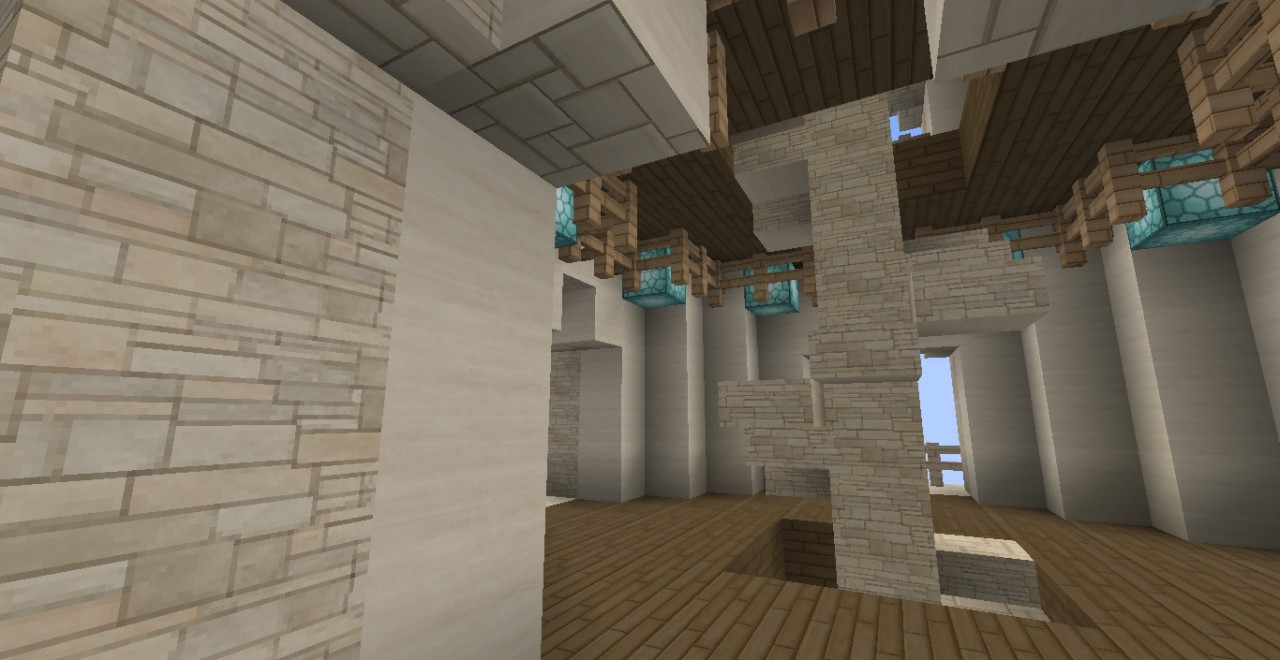 Sandstone fantasy tower Minecraft Map