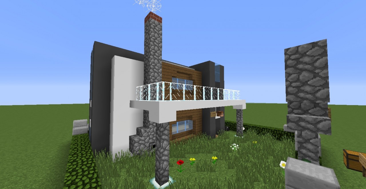 Apollo. A 14x14 Modern Plot Concept. Minecraft Map