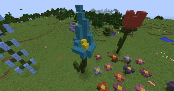 Giant Flowers Minecraft Map