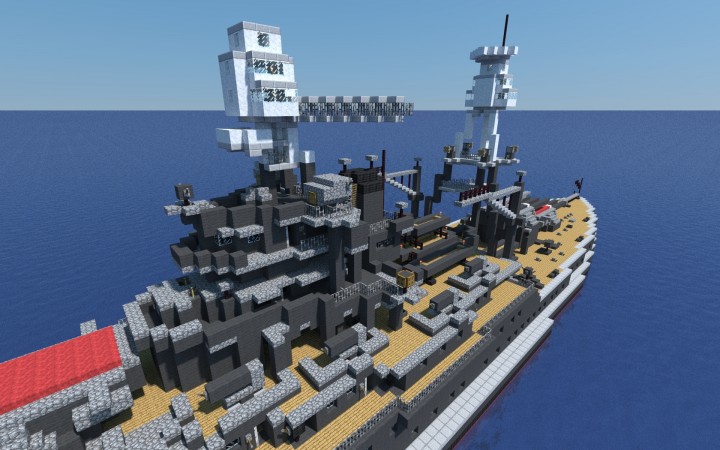 USS Arizona (BB-39) 1:1 Minecraft Map