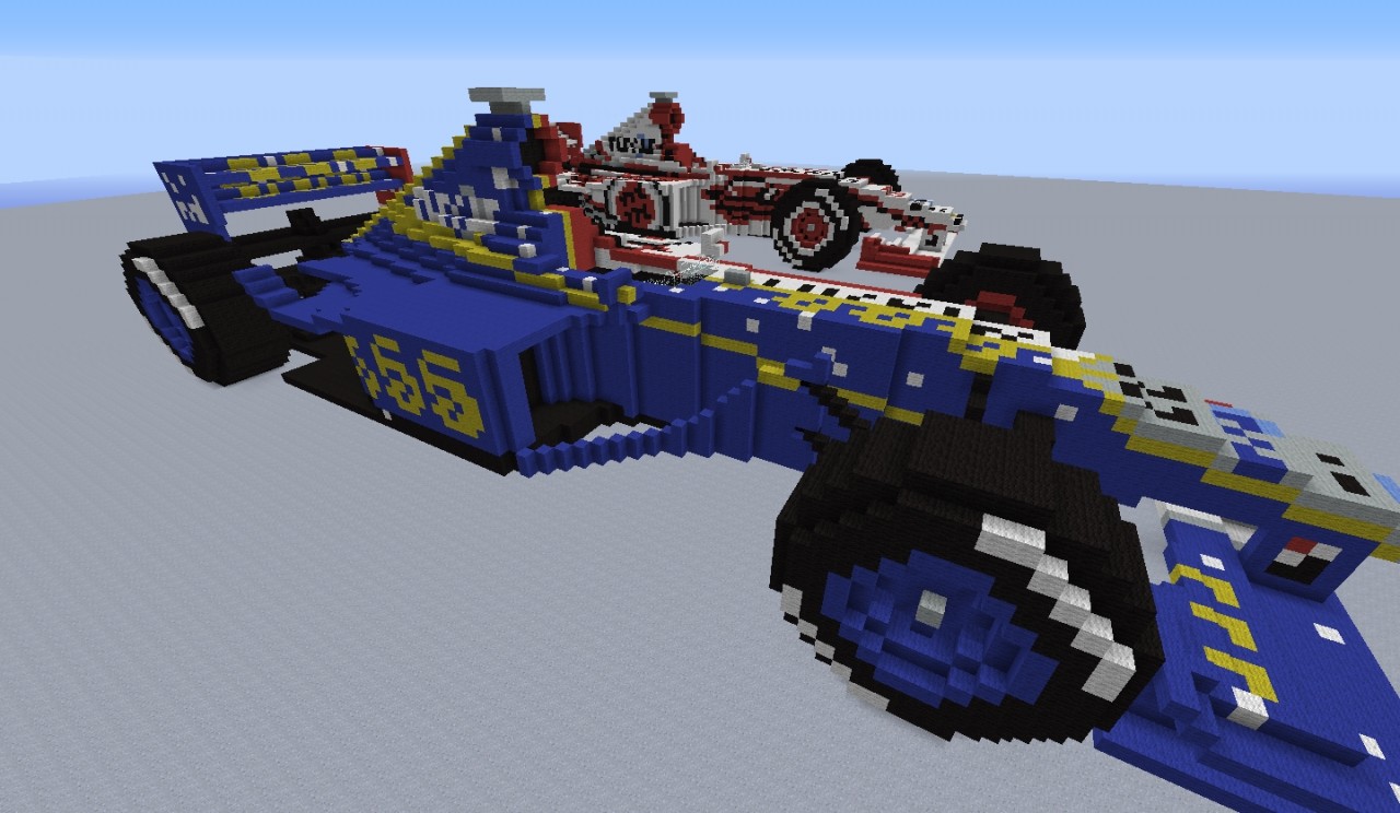 F1(Formula 1) Car Model : B.A.R 001 '99 Minecraft Map