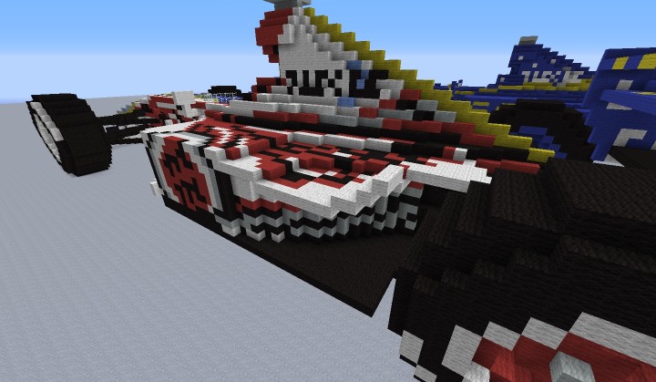 F1(Formula 1) Car Model : B.A.R 001 '99 Minecraft Map