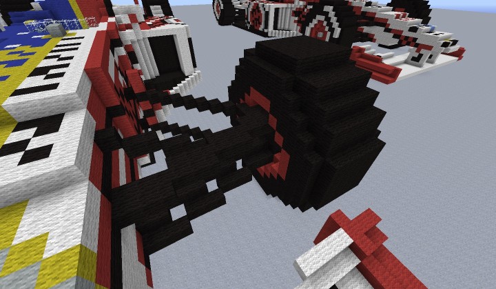 F1(Formula 1) Car Model : B.A.R 001 '99 Minecraft Map