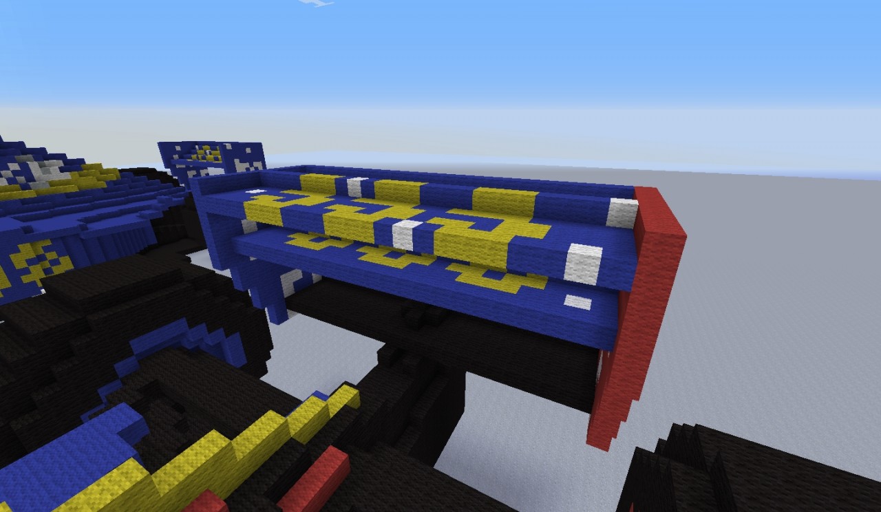 F1(Formula 1) Car Model : B.A.R 001 '99 Minecraft Map
