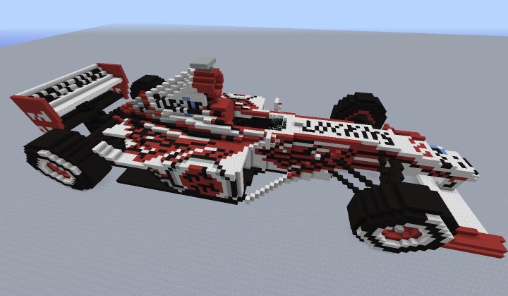 F1(Formula 1) Car Model : B.A.R 001 '99 Minecraft Map