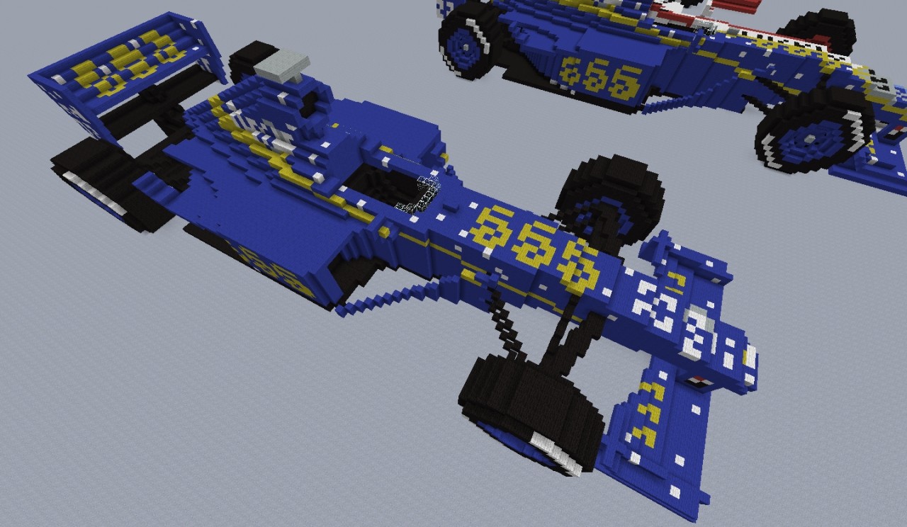 F1(Formula 1) Car Model : B.A.R 001 '99 Minecraft Map