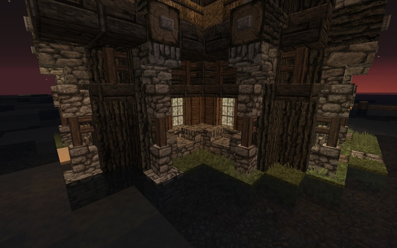 Nordic Thatch-Roof MillHouse Minecraft Map