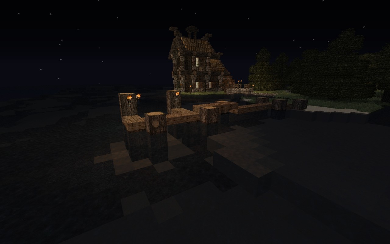 Nordic Thatch-Roof MillHouse Minecraft Map