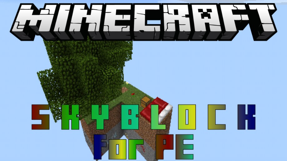 SkyBlock for MC:PE Minecraft Map