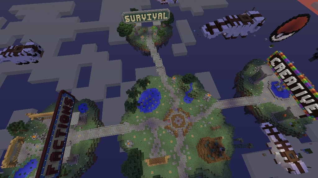 Avatar Bending || Towny || Creative @ HUB Avatar Imperium HUB @ Economy @ Farming || Skylands ...