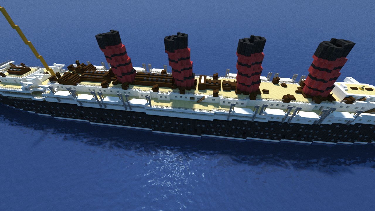 RMS Lusitania 1:1 Minecraft Map